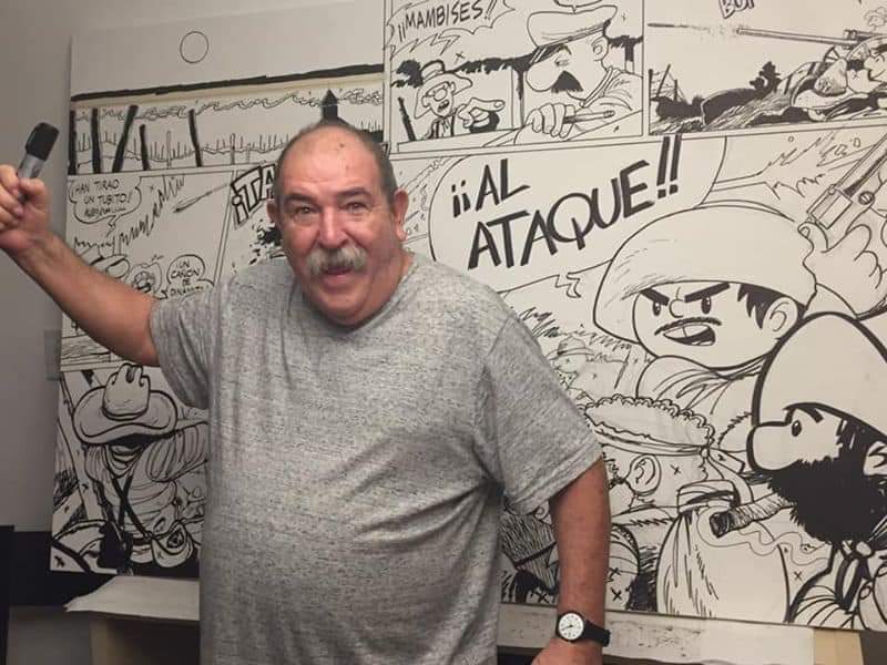Juan Padron, comic creator of Elpidio Valdes – Cuba 50